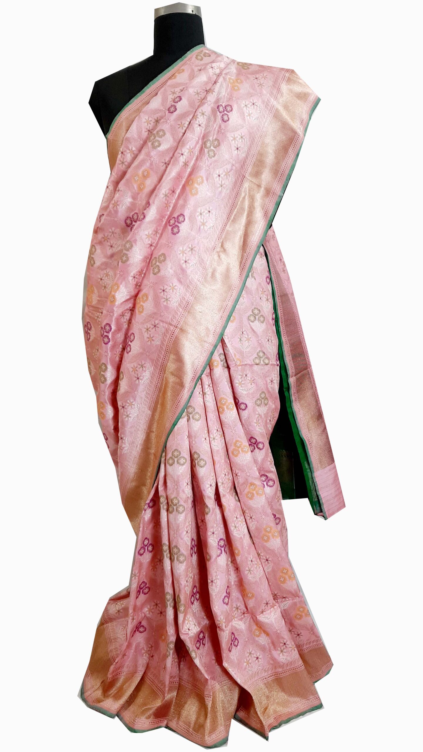 Jamdani Saree - Katan Silk